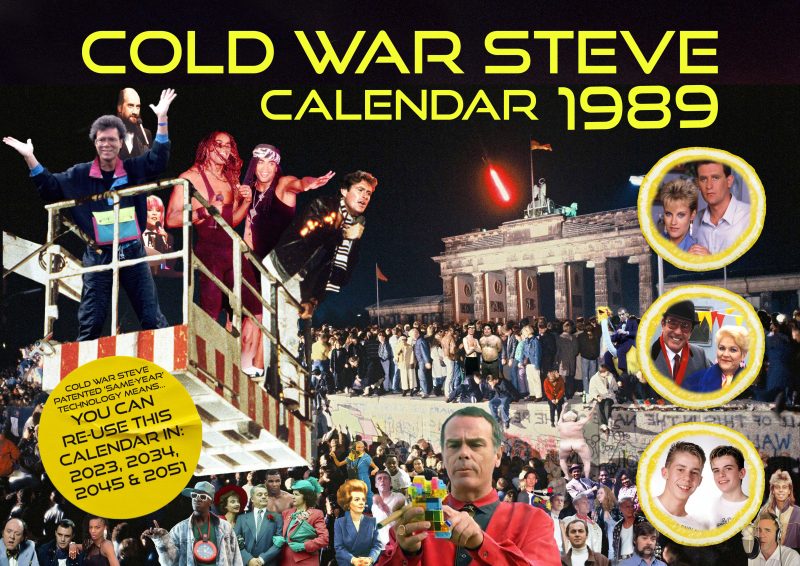 The Official Cold War Steve 1989 Calendar • Cold War Steve